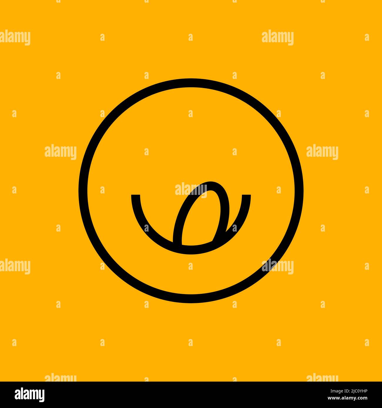 Delicious food symbol, smiling face with tongue logo. Vector ...