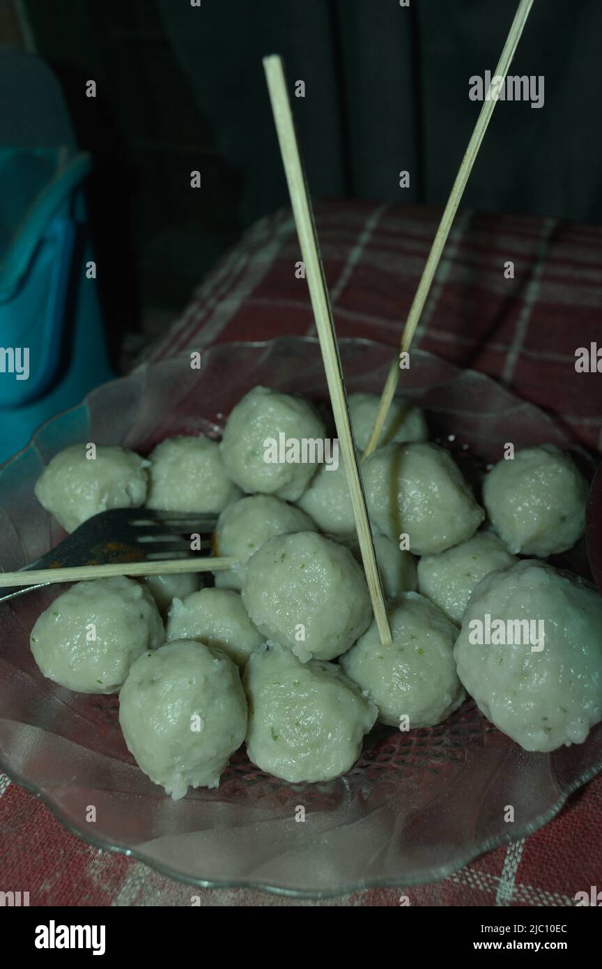 Pentol is a food from East Java, Indonesia Stock Photo - Alamy