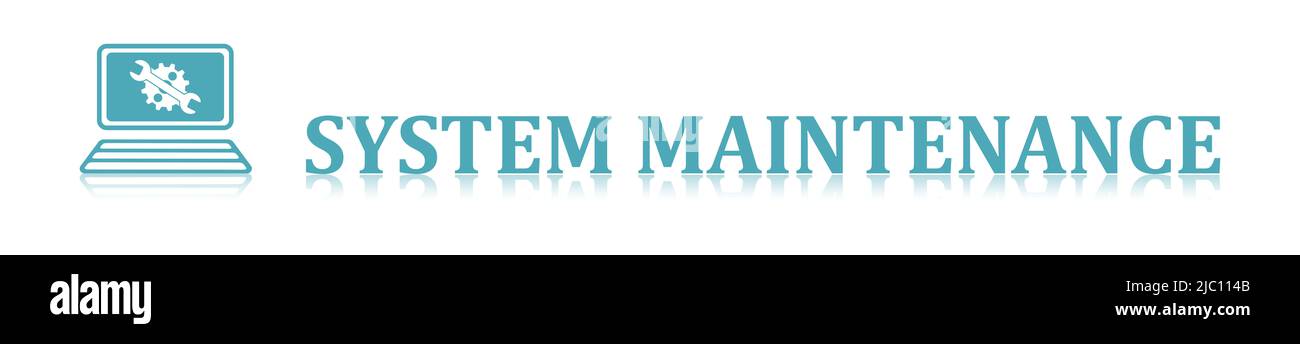Illustration of a system maintenance concept Stock Photo - Alamy