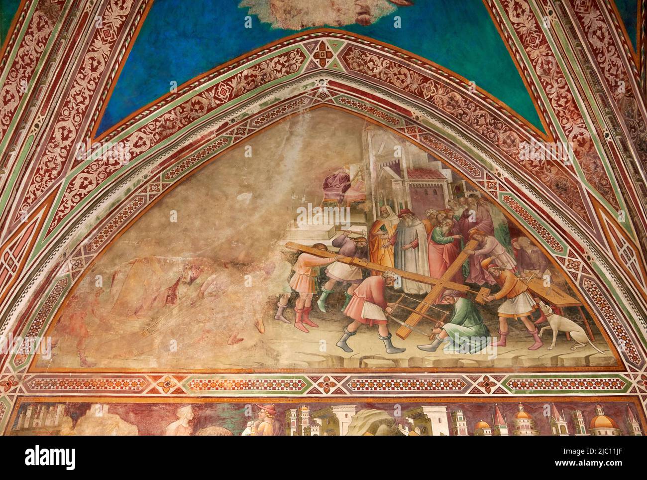 Costruzione della croce - affreschi della Cappella della Croce - Cenni ...