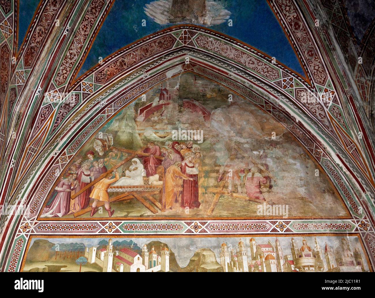 S. Elena rinviene la Croce e la identifica resuscitando un uomo ...