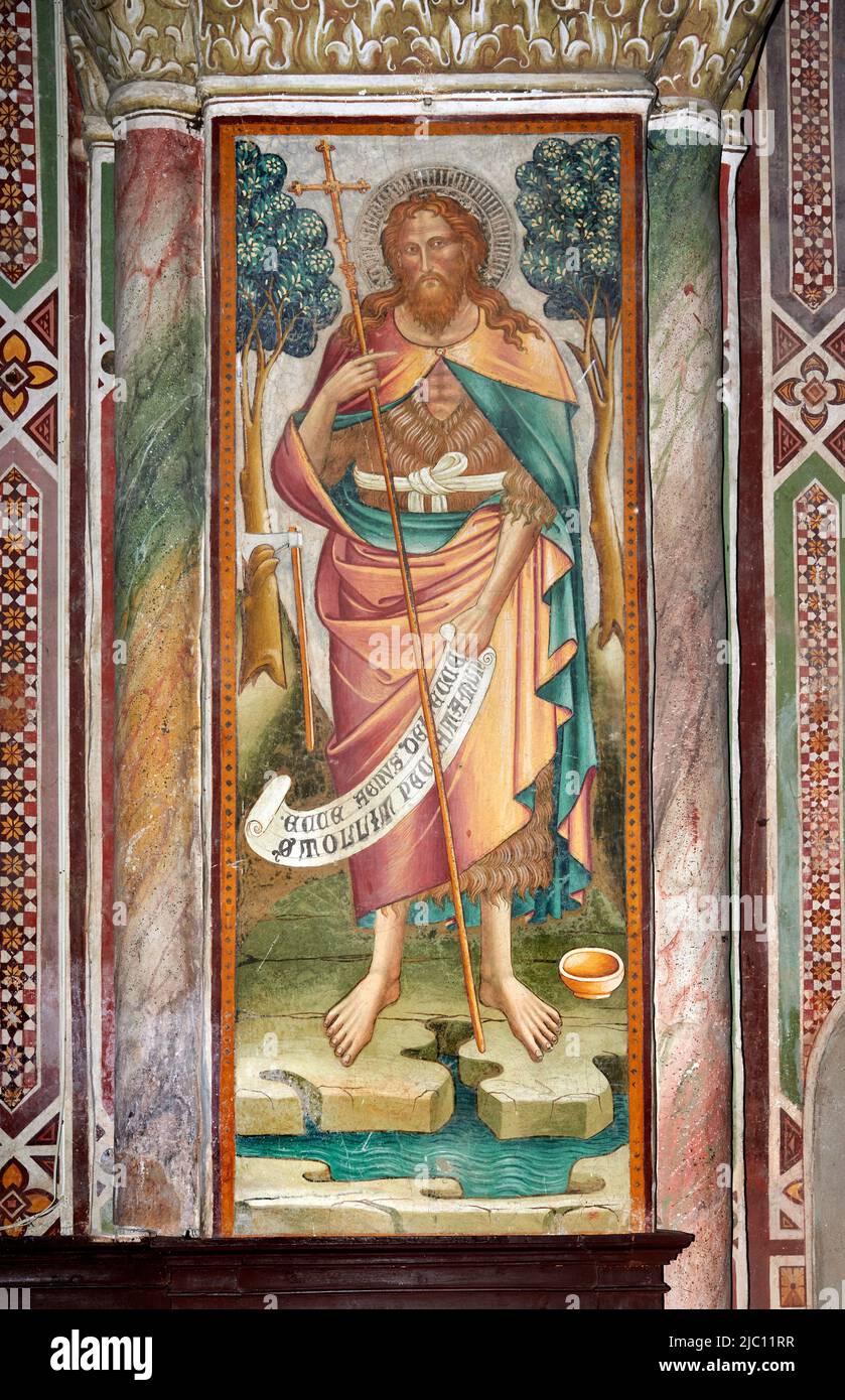 San Giovanni Battista - affreschi della Cappella della Croce - Cenni di ...