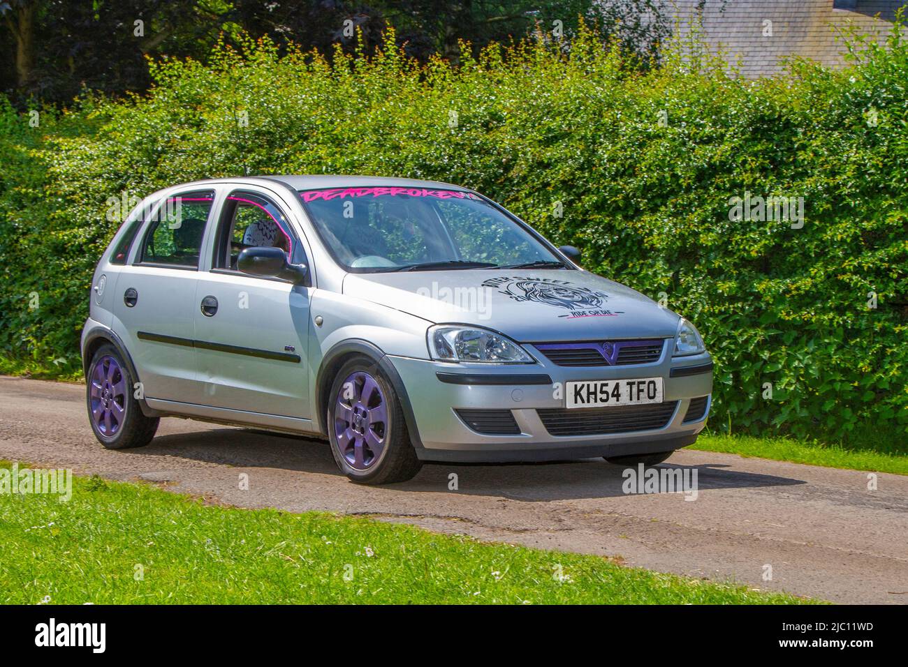Silver vauxhall corsa hi-res stock photography and images - Alamy