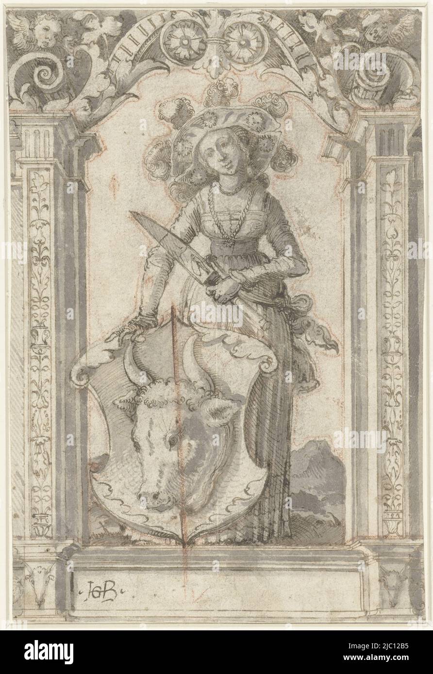 Butchers guild coat of arms hi-res stock photography and images - Alamy