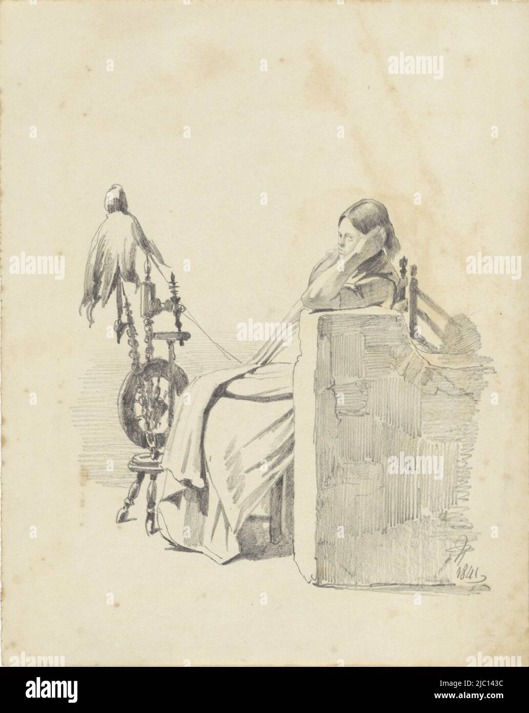 Seated spinster hi-res stock photography and images - Alamy