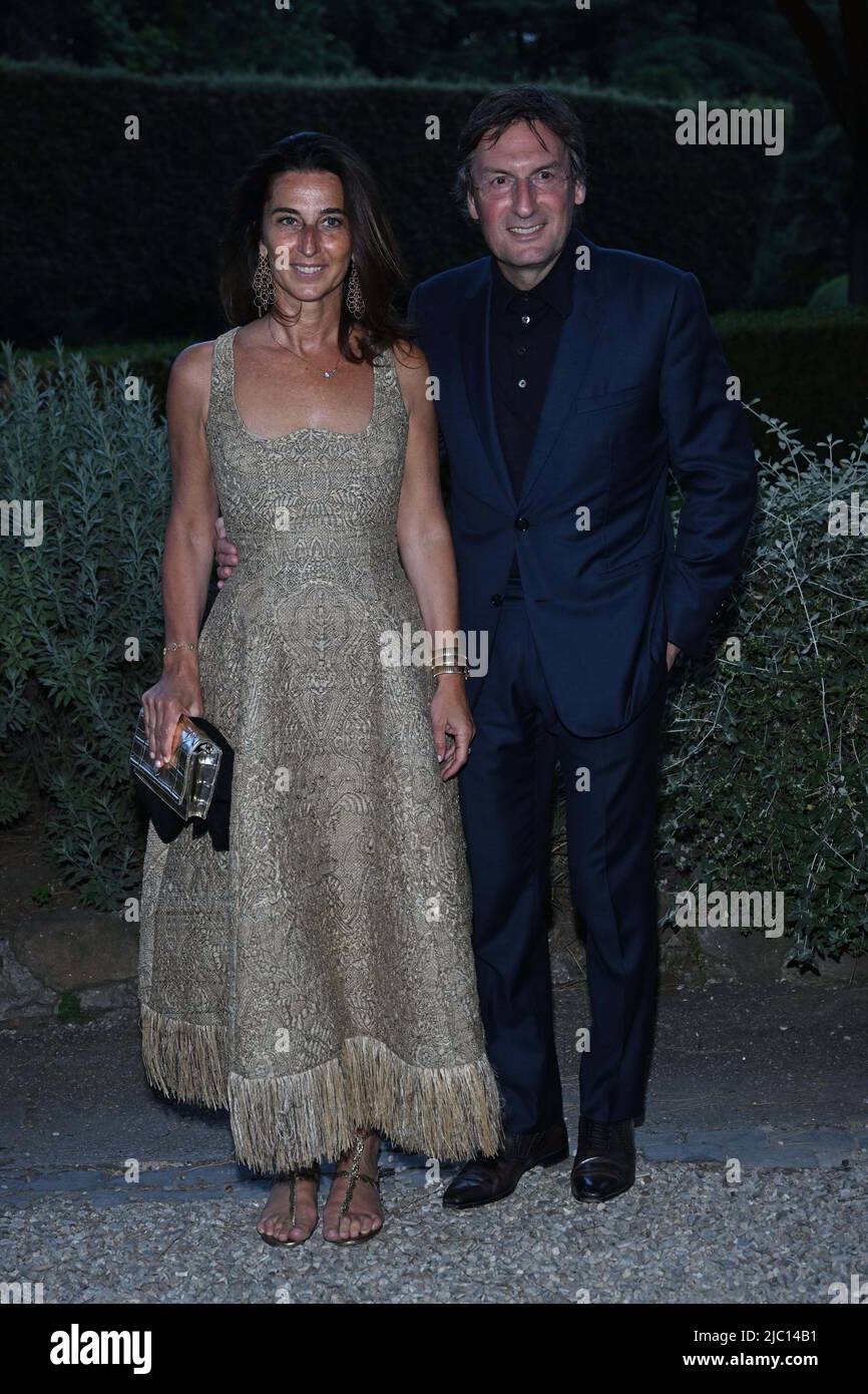 Rome, Italy, 08/06/2022, Pietro Beccari , Elisabetta Beccari McKim ...