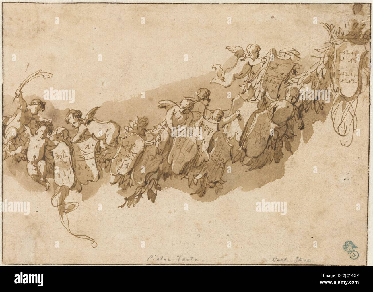 Heraldic garland hanging hi-res stock photography and images - Alamy