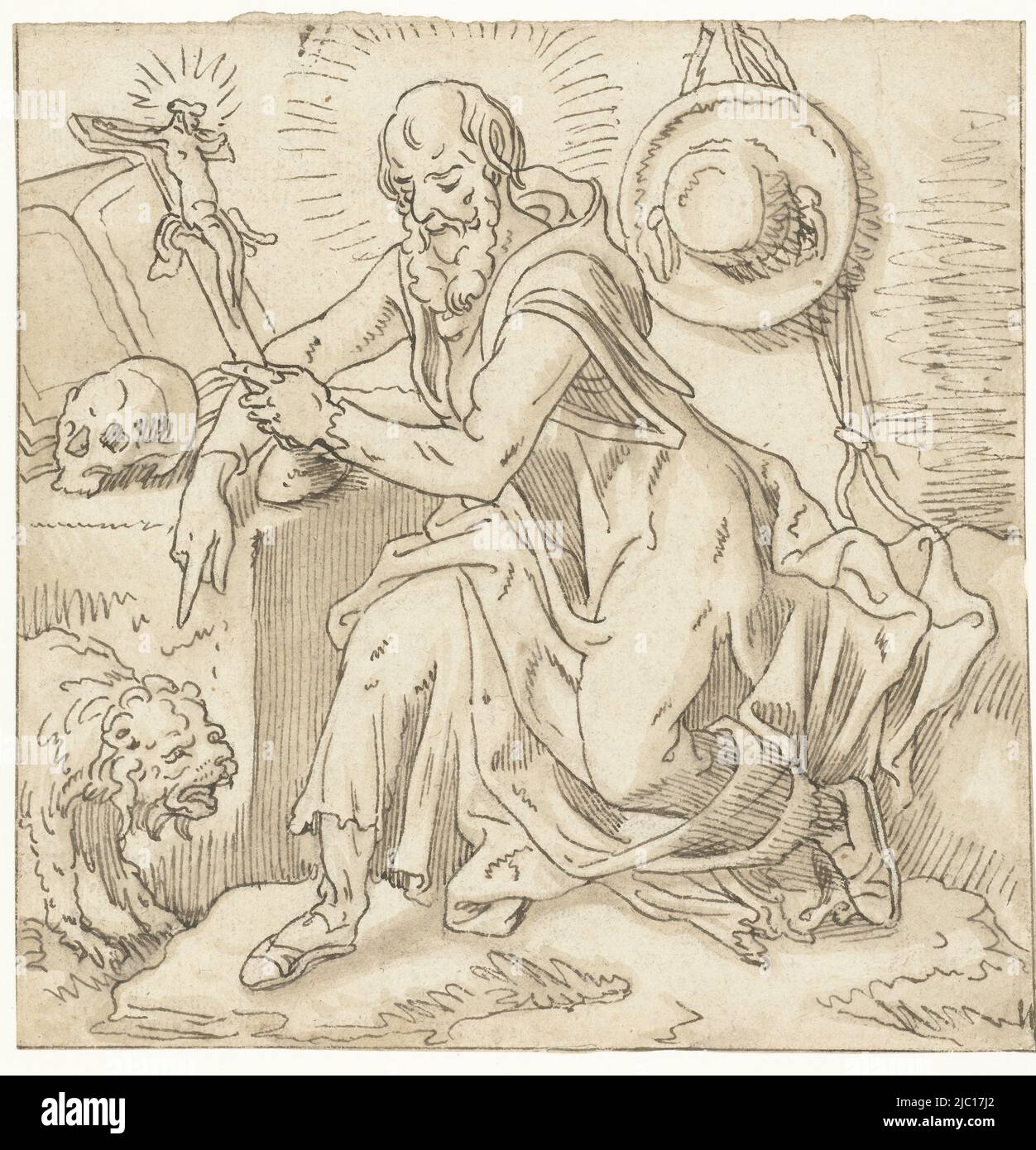 Saint hieronymus seated hi-res stock photography and images - Alamy