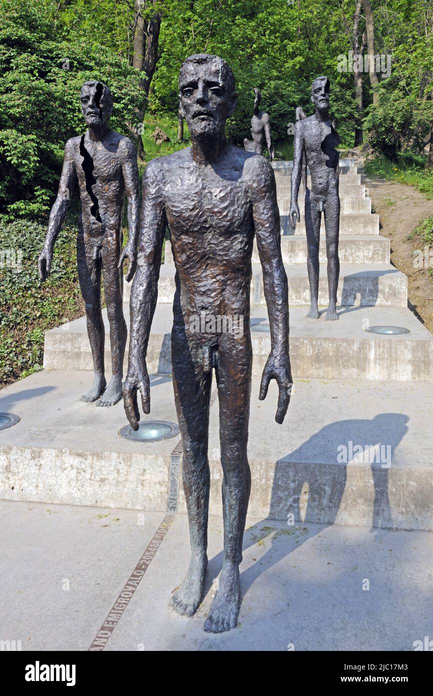 Memorial for the victims of communism, Czech Republic, Prague Stock ...