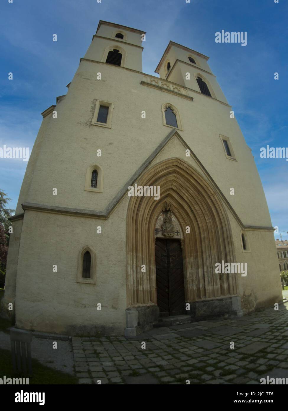 Graz Austria historical maria holy Mary church view city Stock Photo ...