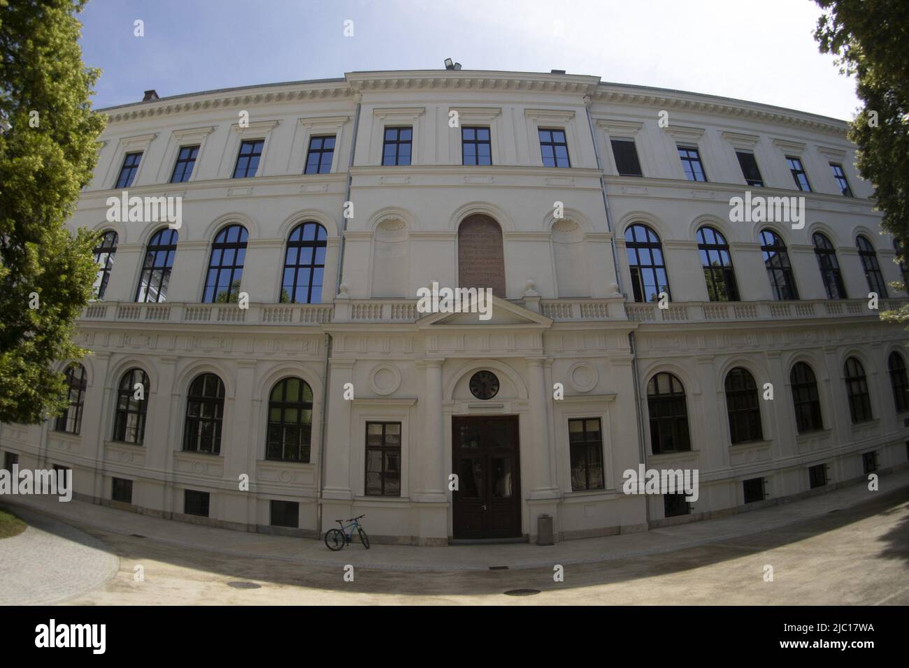 Graz Karl Franzens University main building court Stock Photo - Alamy