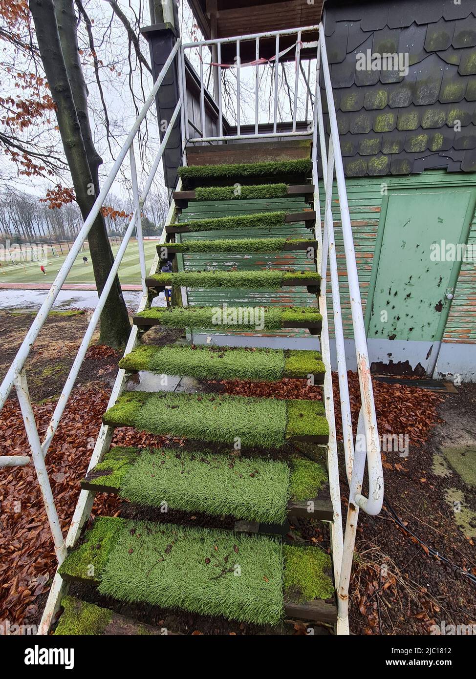 Grass stairs hi-res stock photography and images - Alamy