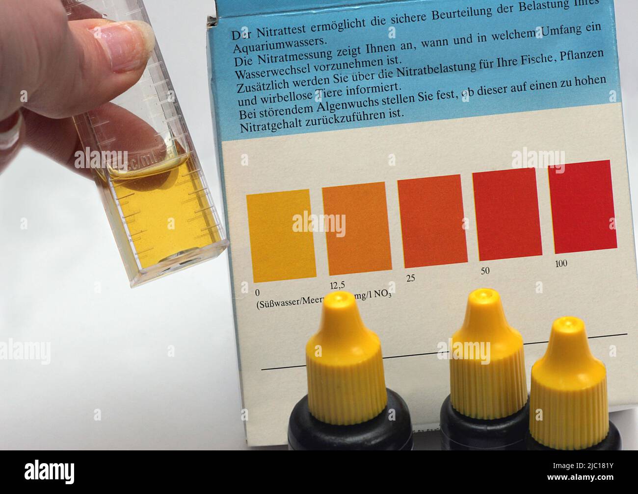 measuring of the nitrate value, Germany Stock Photo - Alamy