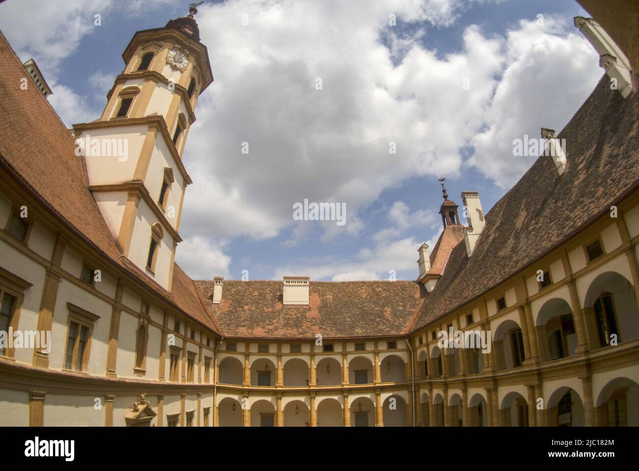 Graz historical Eggenberg castle building in park view Stock Photo - Alamy