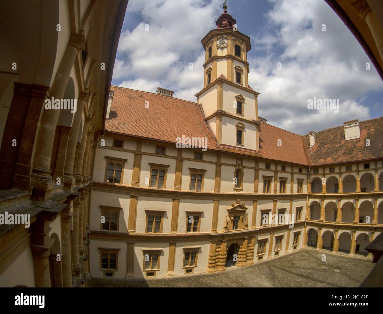 Graz historical Eggenberg castle building in park view Stock Photo - Alamy