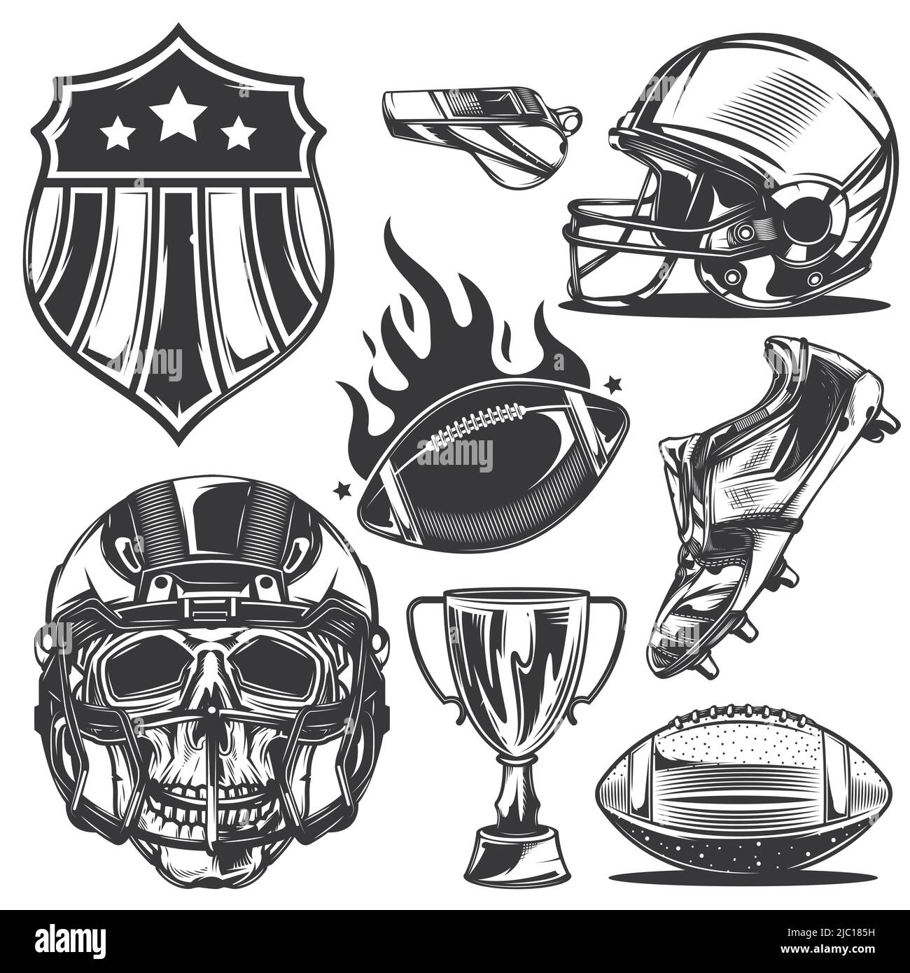 football competitive matches team sport attributes symbols icons ...