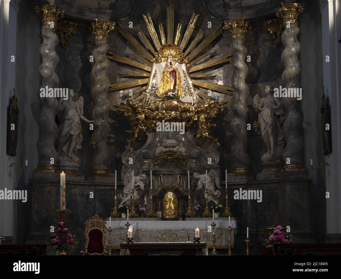 Mariatrost Graz Austria Church Baroque cathedral basilica Stock Photo ...