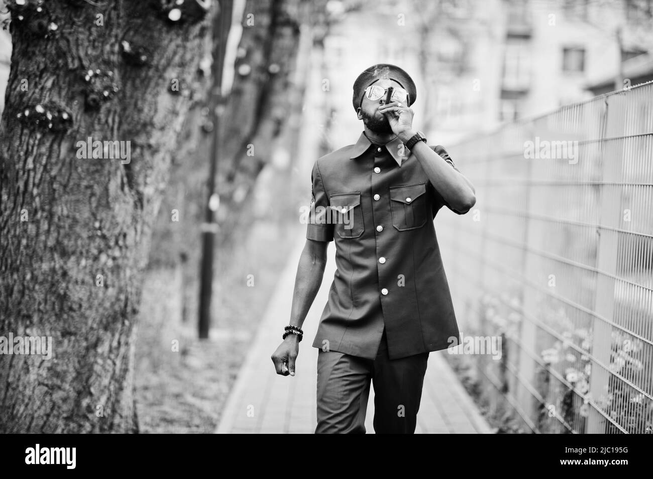 African soldier sunglasses Black and White Stock Photos & Images - Alamy