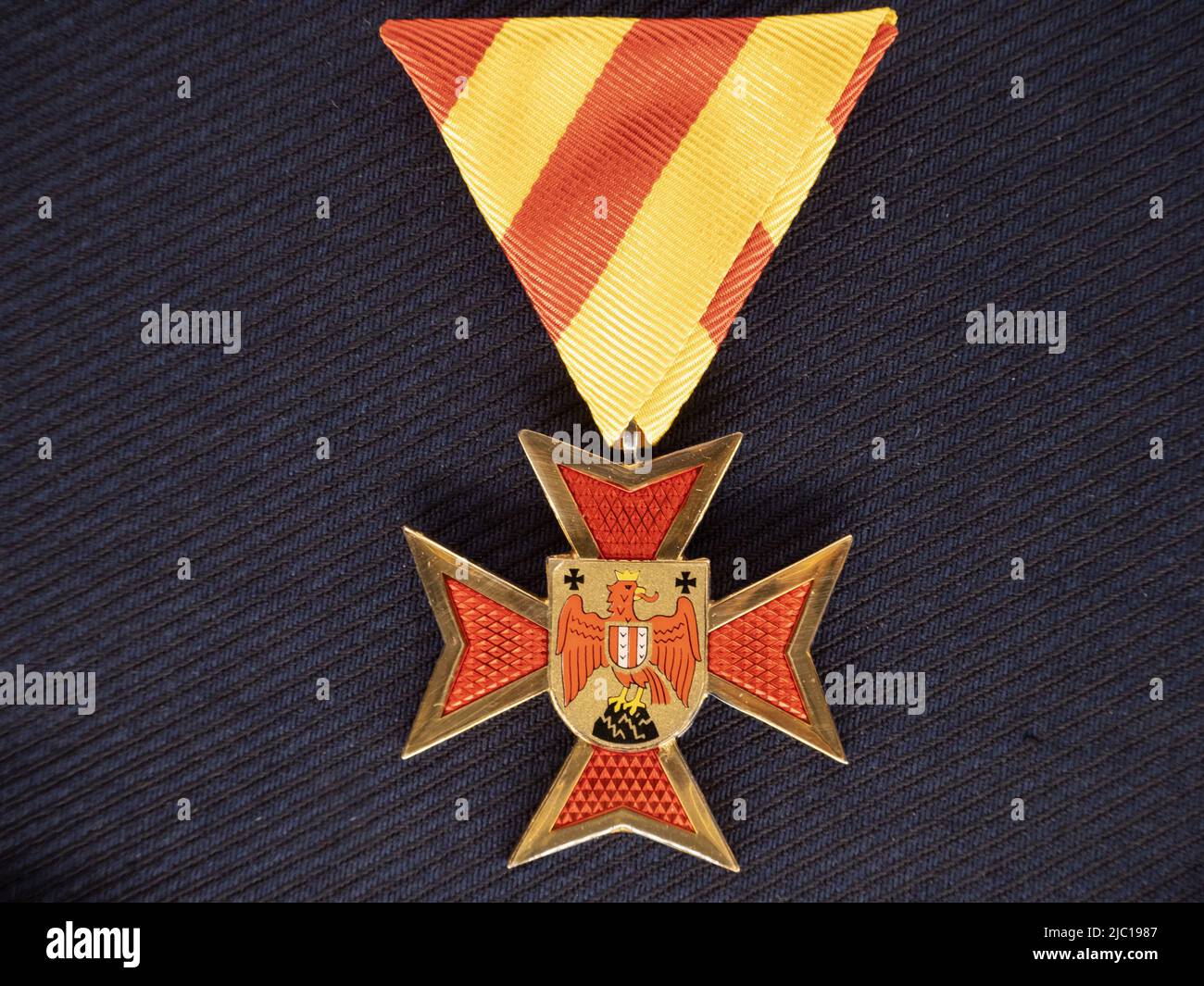 Austria war medal isolated close up Stock Photo - Alamy