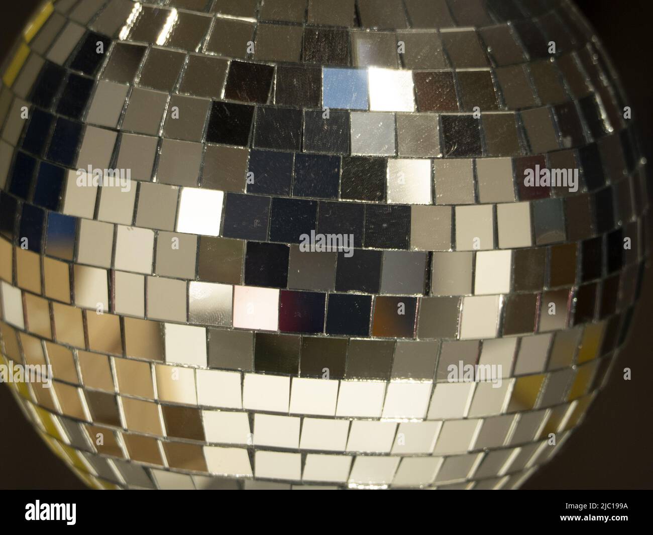 mirror dance rotating ball detail close up Stock Photo - Alamy