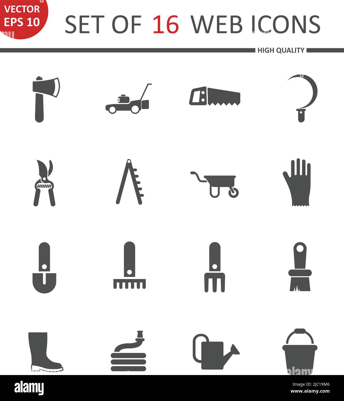 Garden wheelbarrow earth icon hi-res stock photography and images - Alamy