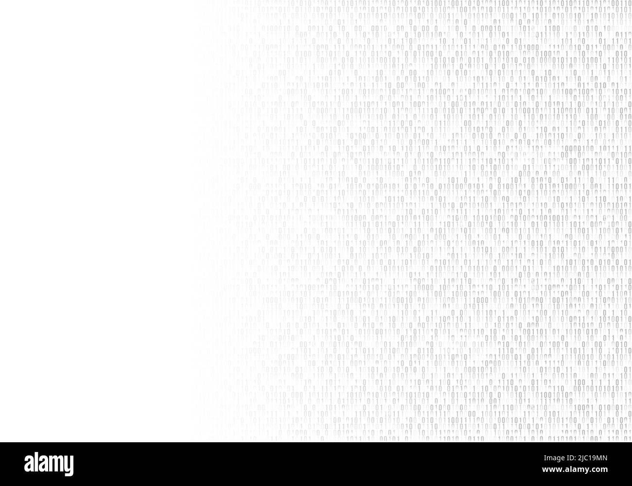 Digital light background with binary code. Technology concept Stock ...