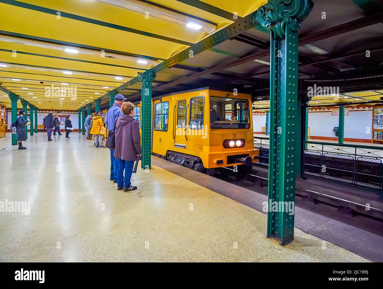 Budapest underground railway hi-res stock photography and images - Alamy
