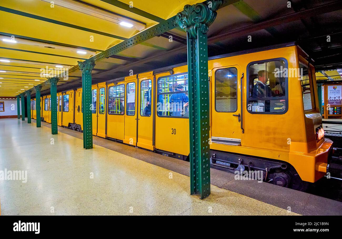 Budapest underground railway hi-res stock photography and images - Alamy