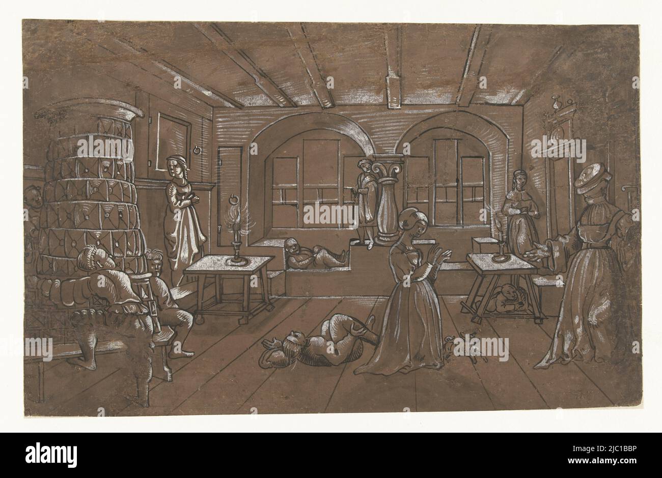 Eight children play blind man hi-res stock photography and images - Alamy