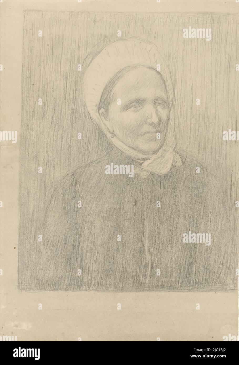 Portrait of Mrs. Annie Bonger-van der Linde, the first wife of André ...