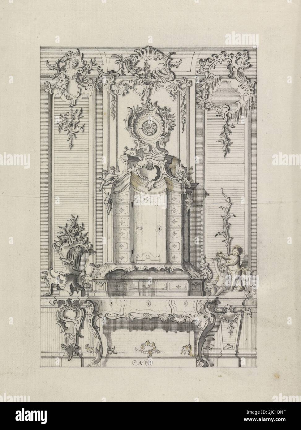 Rocaille cabinet hi-res stock photography and images - Alamy