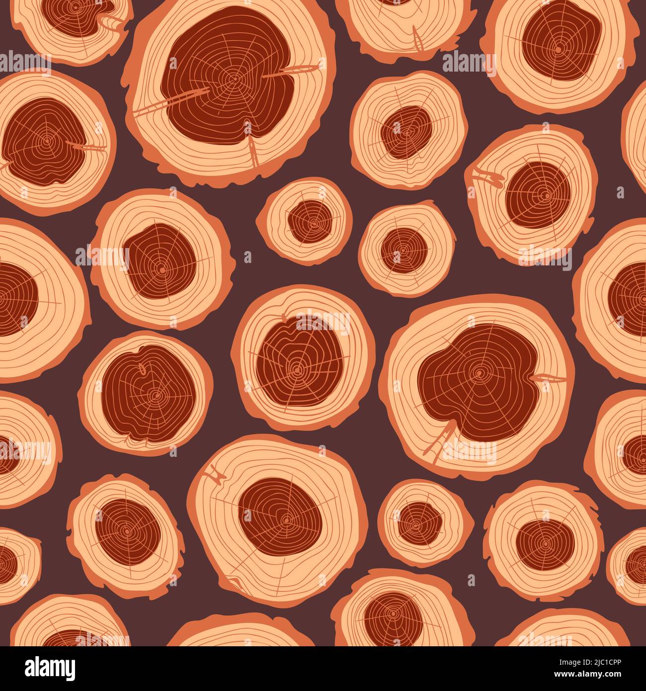 Concentric circles on section Stock Vector Images - Alamy