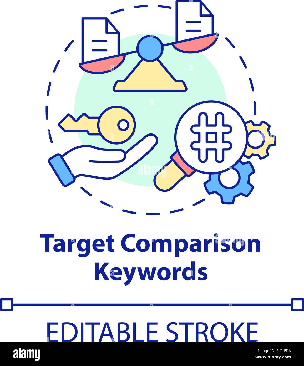 Illustration technique contrast Stock Vector Images - Alamy