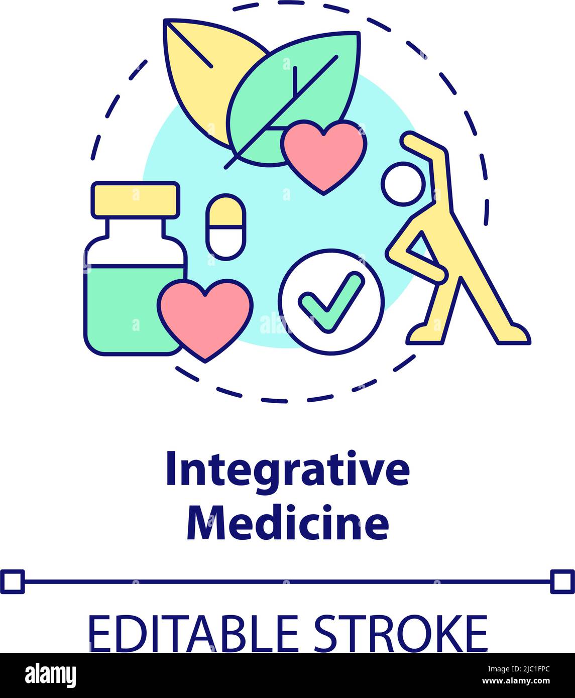 Integrative health Stock Vector Images - Alamy