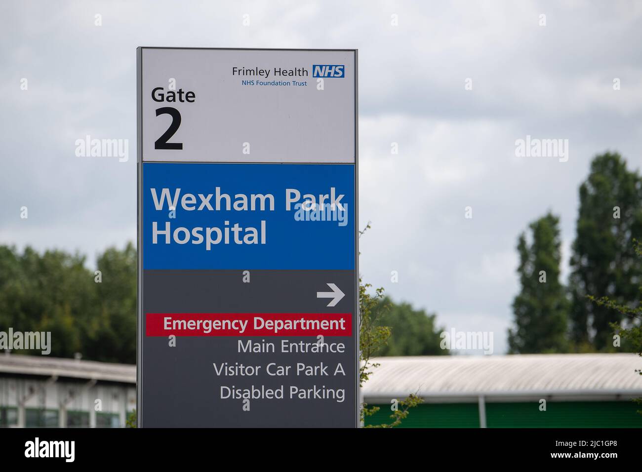 Slough, UK. 9th June, 2022. Wexham Park Hospital have advised that ...