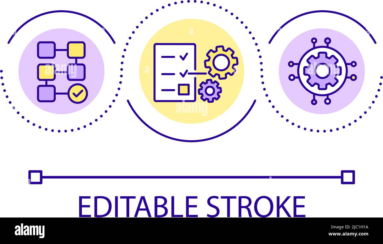 Services integration loop concept icon Stock Vector Image & Art - Alamy