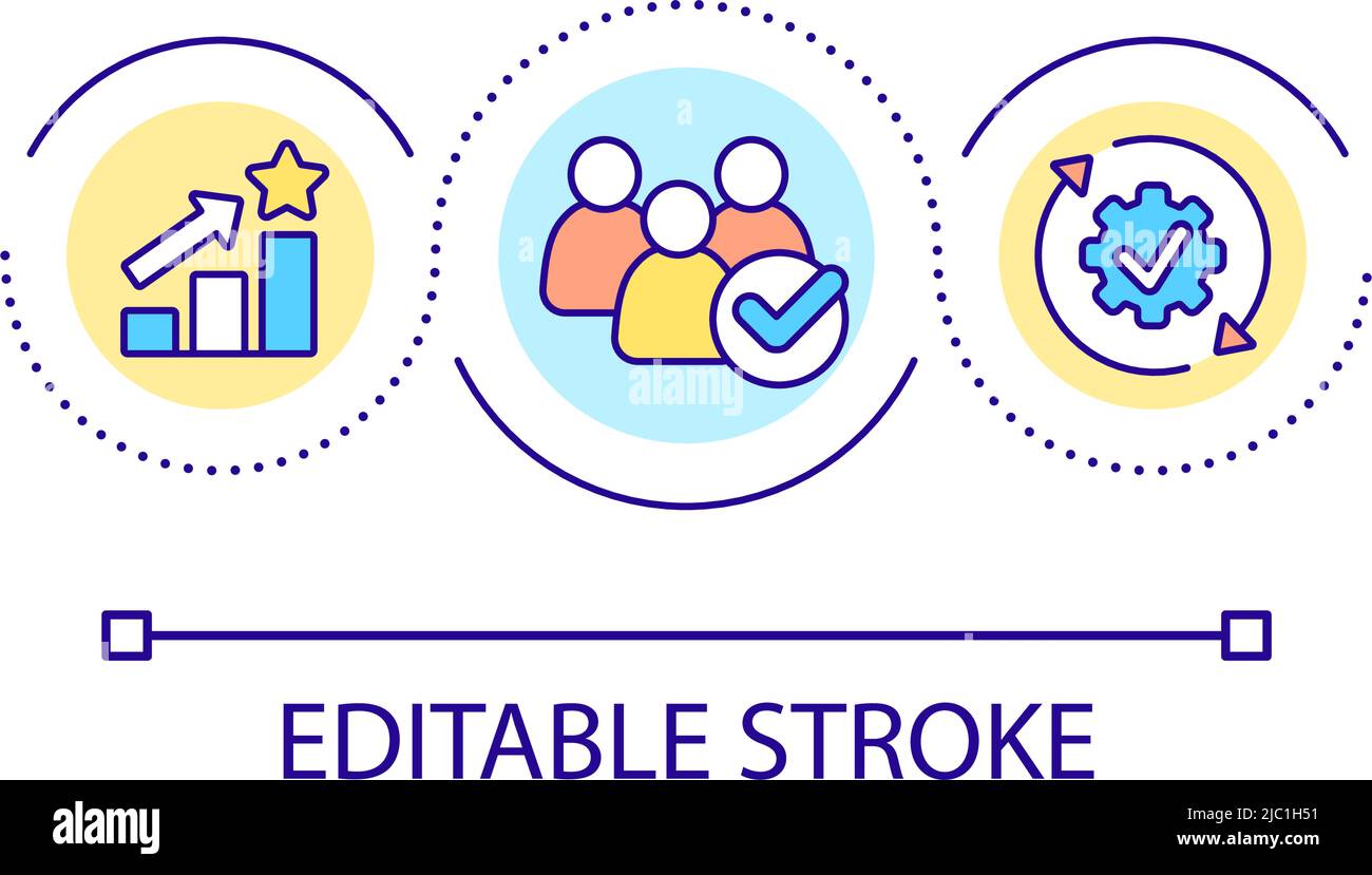 Icon users consumer Cut Out Stock Images & Pictures - Alamy