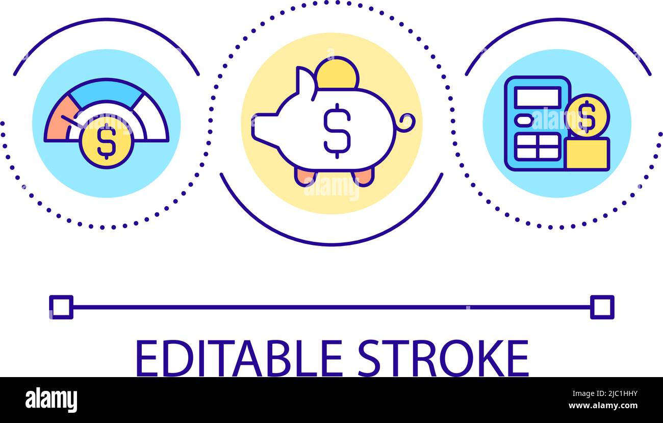 Money loop Stock Vector Images - Alamy