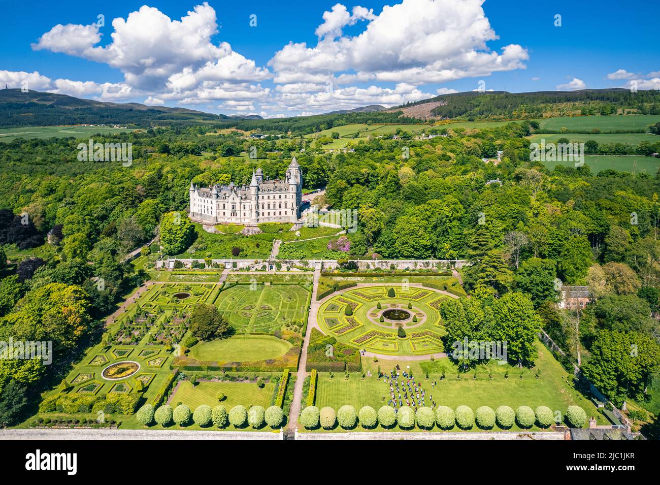 Dunrobin Castle and Gardens, NC500, Scotland, UK Stock Photo - Alamy