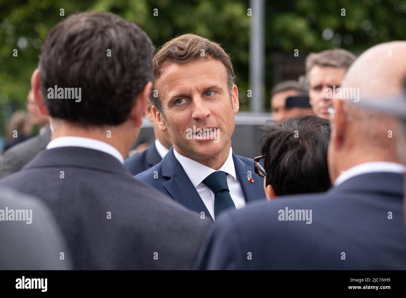 Gaillac, France on June 9, 2022, Emmanuel Macon - French President ...