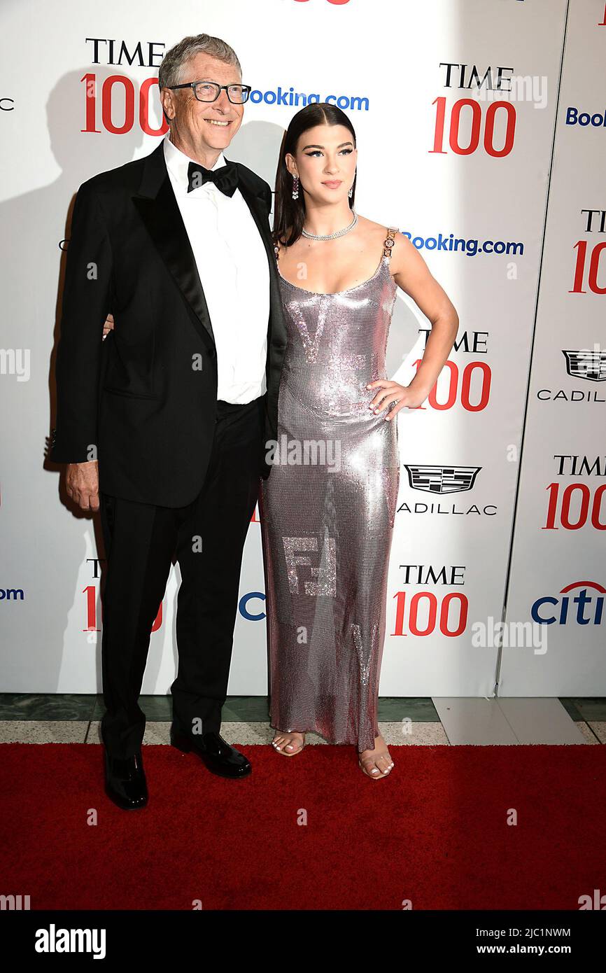 Bill Gates and daughter Phoebe Gates attend the TIME 100 Gala on June 8 ...