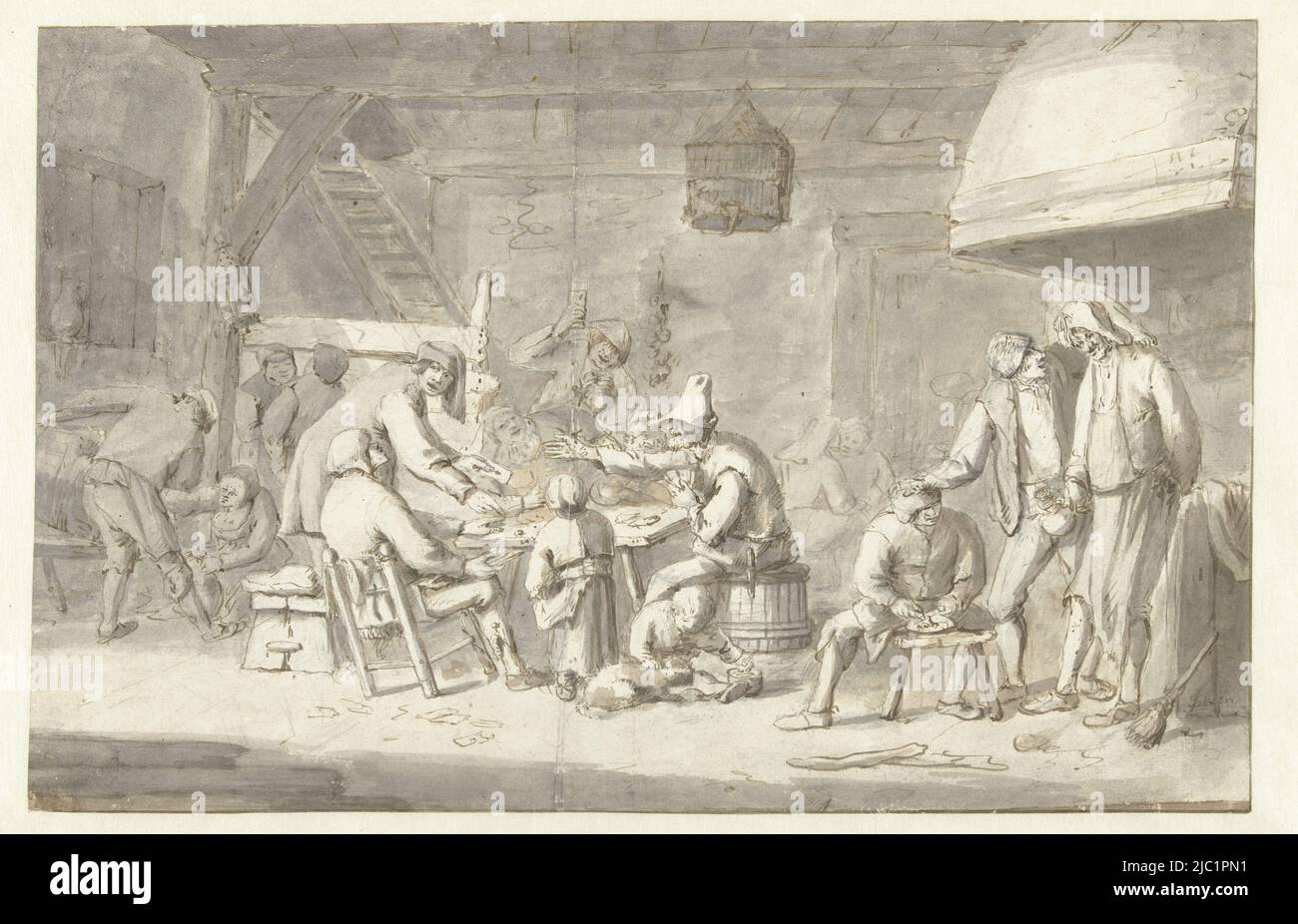 Study of a young lady with hood with headscarf, according to the ...