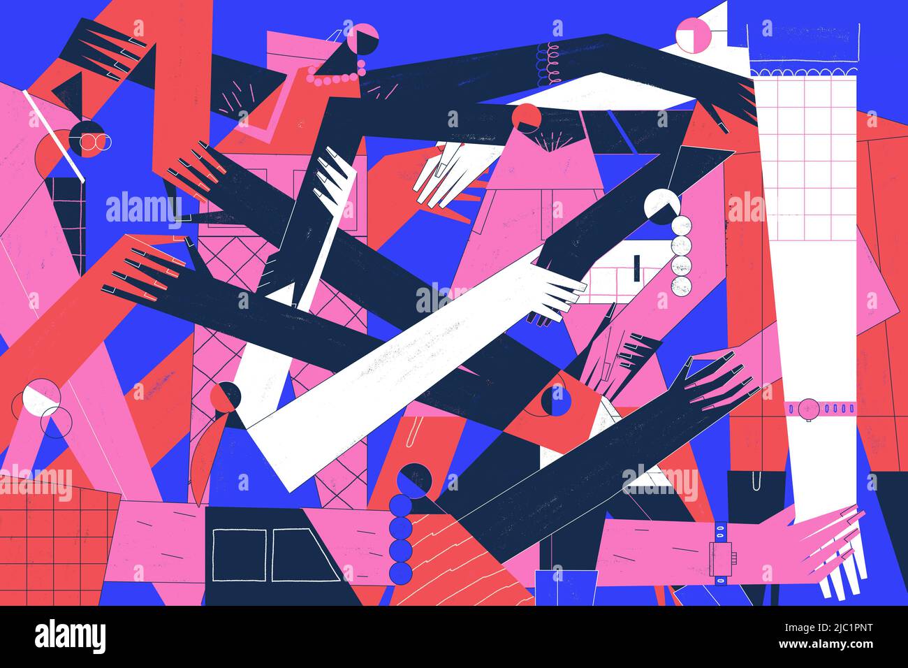 LGBTQIA+ community of diverse and queer people celebrating pride event ...