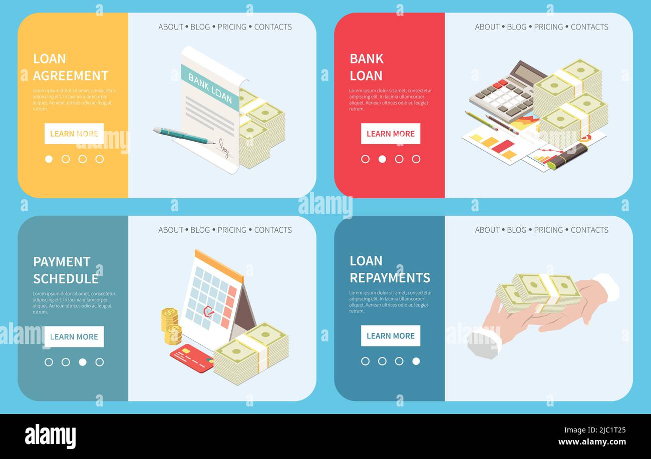 Credit agreement vector vectors hi-res stock photography and images - Alamy