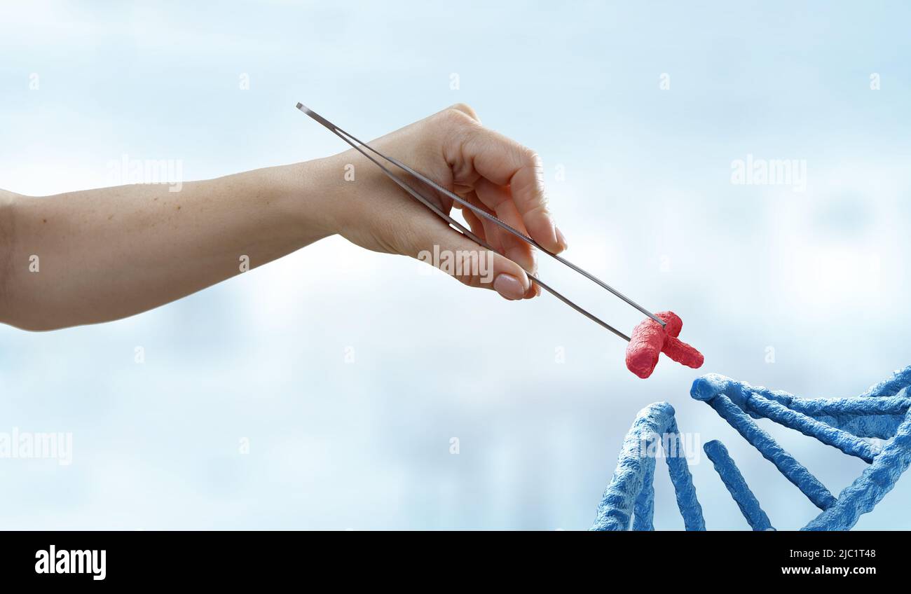 Innovative DNA technologies in science and medicine Stock Photo - Alamy