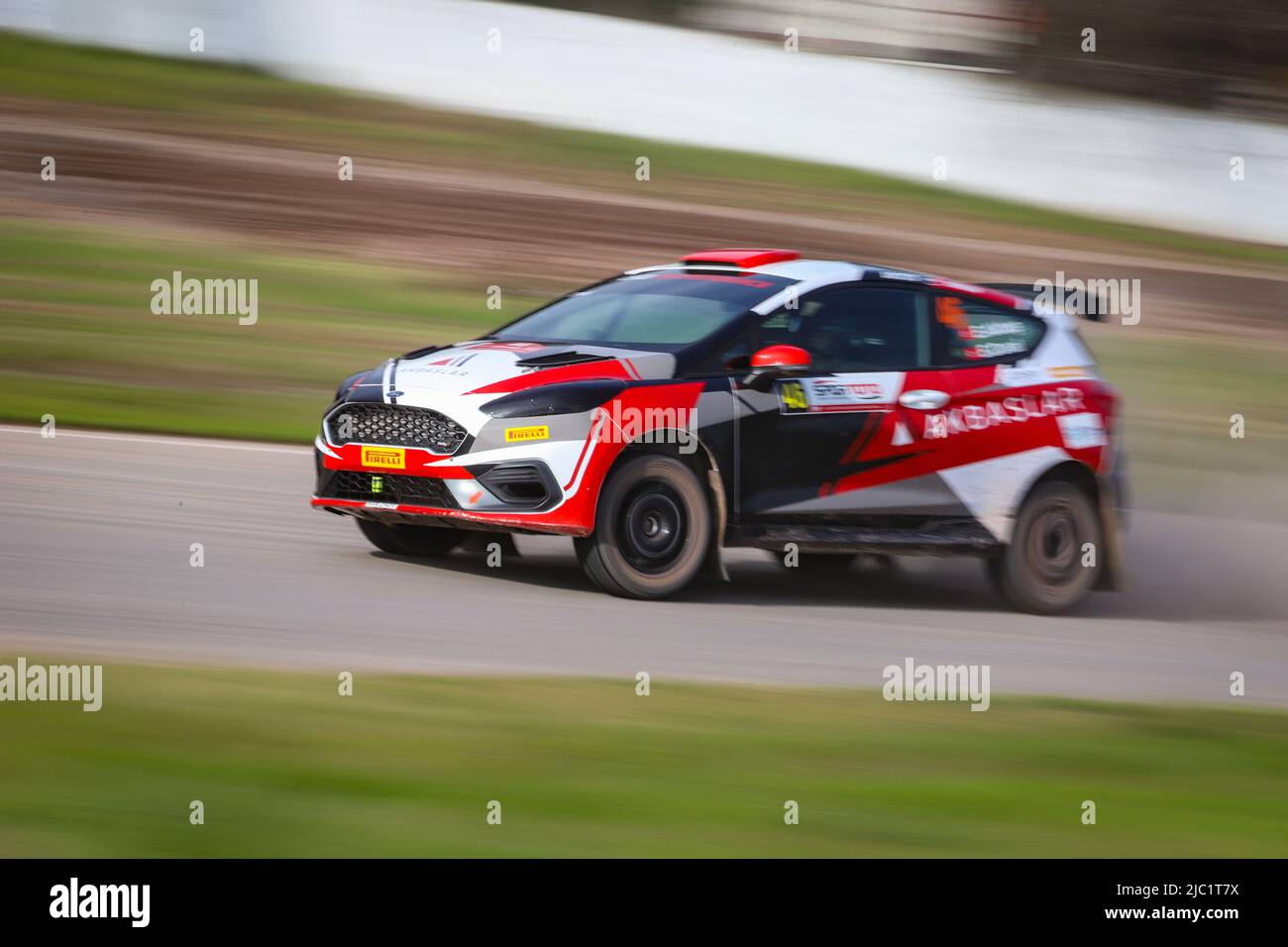 KOCAELI, TURKEY - DECEMBER 26, 2021: Erol Akbas drives Ford Fiesta ...