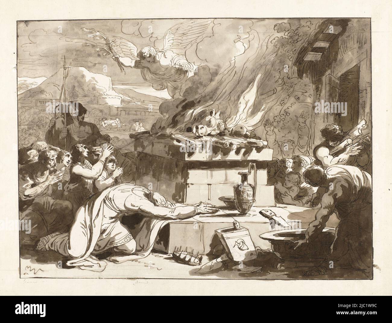 King davids sacrifice hi-res stock photography and images - Alamy