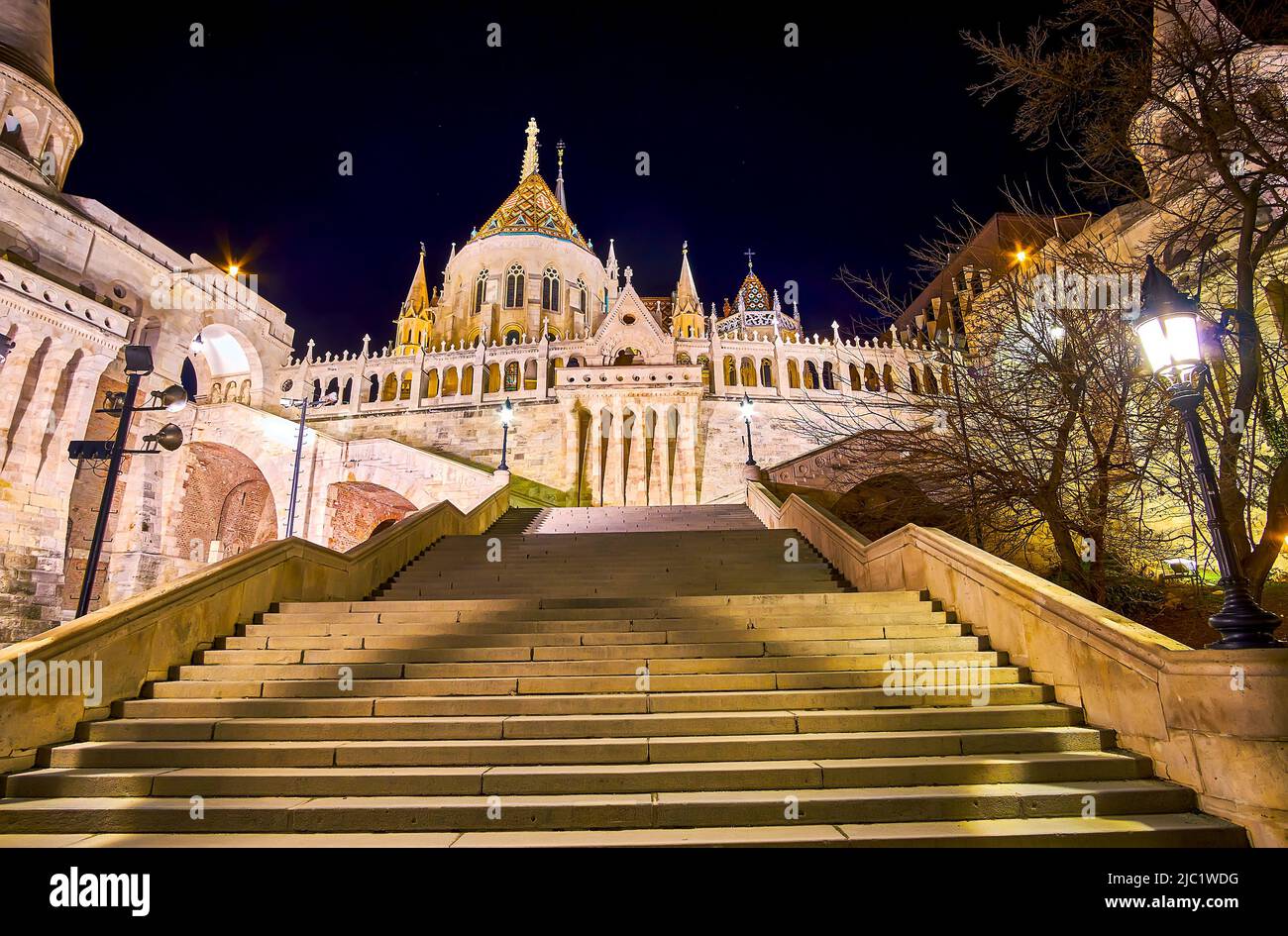 Fisherman's Bastion is a famous landmark and a must see place at night ...