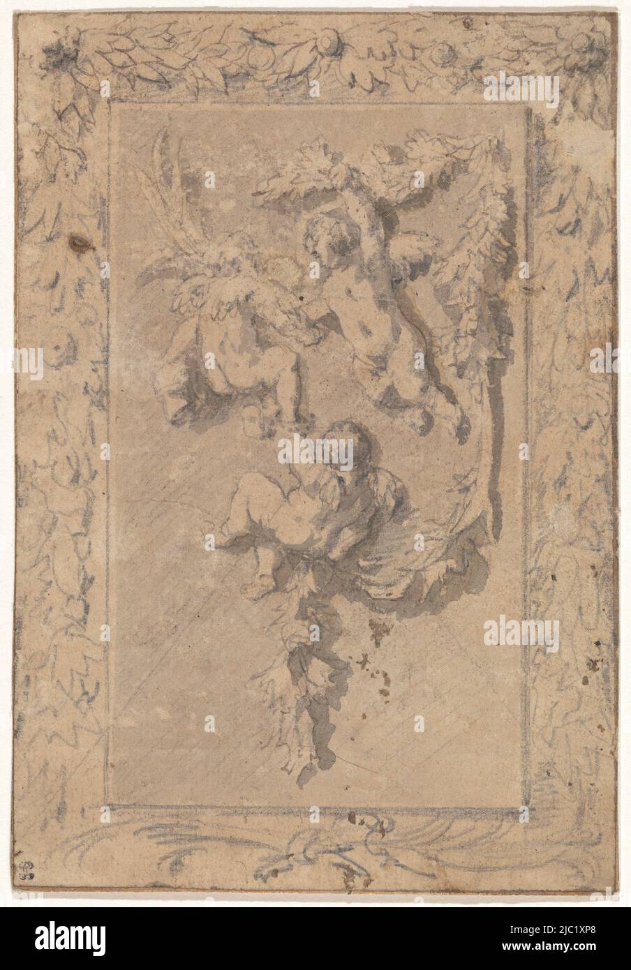 Three flying putti hi-res stock photography and images - Alamy