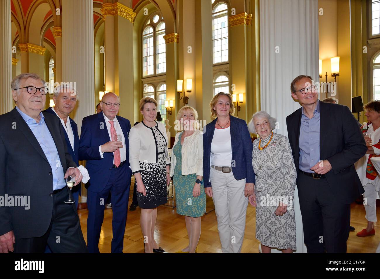 Eberhard Diepgen, Klaus Wowereit, Walter Momper, Franziska Giffey, Gast ...